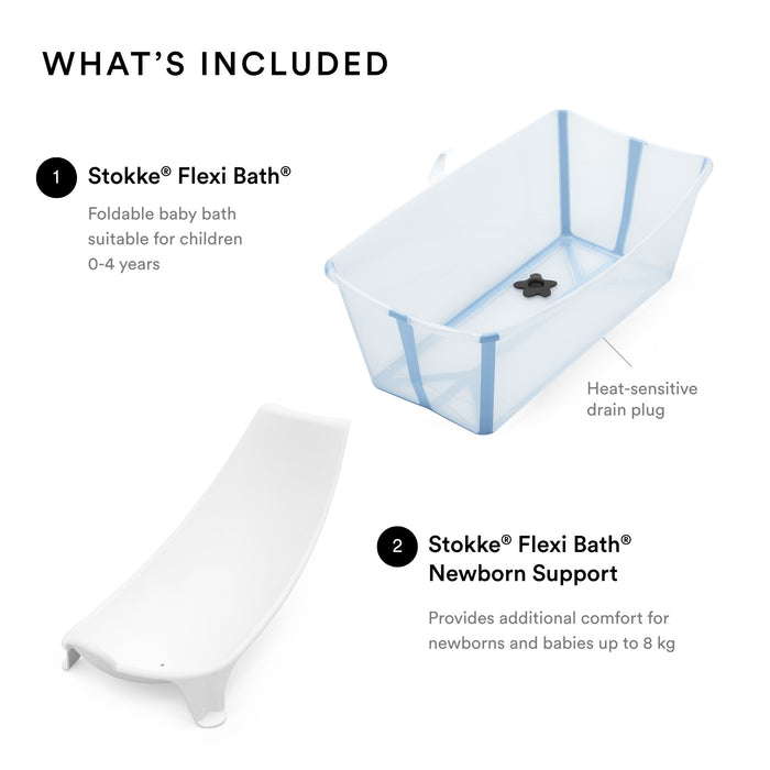 Buy Flexi Bath Bundle Ocean Blue – Space-Saving & Safe Bath Time