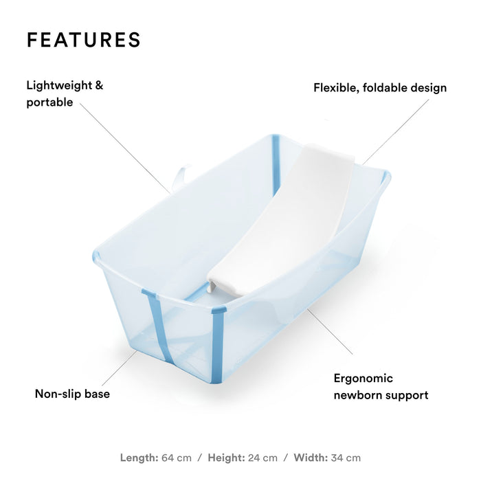 Buy Flexi Bath Bundle Ocean Blue – Space-Saving & Safe Bath Time